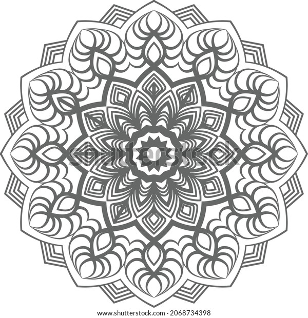 Mandala Background Mandala Tattoo Mandala Design Stock Vector (Royalty ...
