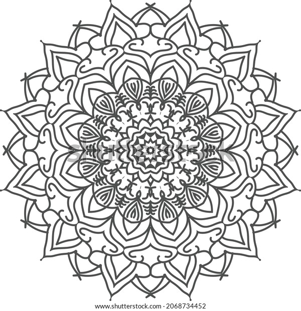 Mandala Background Mandala Tattoo Mandala Design Stock Vector (Royalty ...