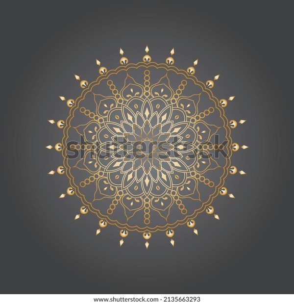 Mandala Icon Logo Template Image Stock Vector (Royalty Free) 2135663293 ...