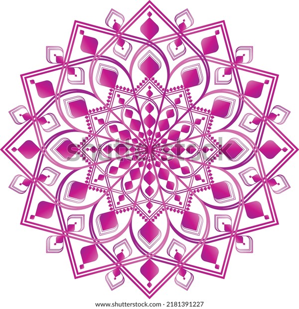Mandala Tattoo Vector Art Design Stock Vector (Royalty Free) 2181391227 ...
