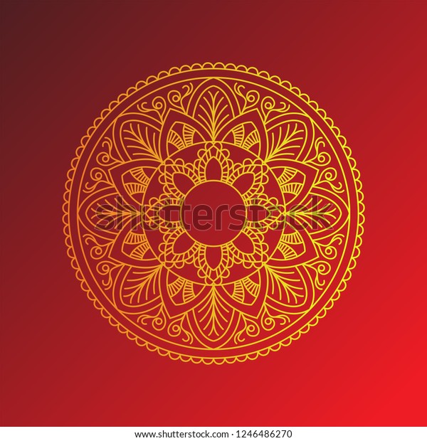 Mandala Texture Abstract Decoration Background Ornament Stock Vector ...