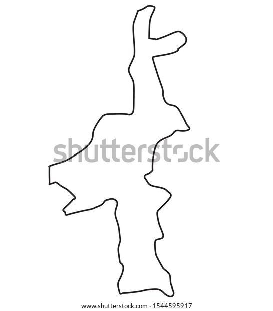 Mandalay Region Map Myanmar Stock Vector (Royalty Free) 1544595917 ...