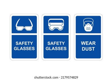 Mandatory Safety Sign Vector Art Stock Vector (Royalty Free) 2179574829 ...