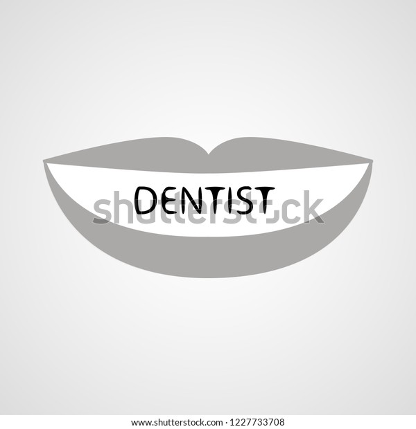 Mandible Chin Jaw Isolated Flat Vector Stock Vector (Royalty Free ...