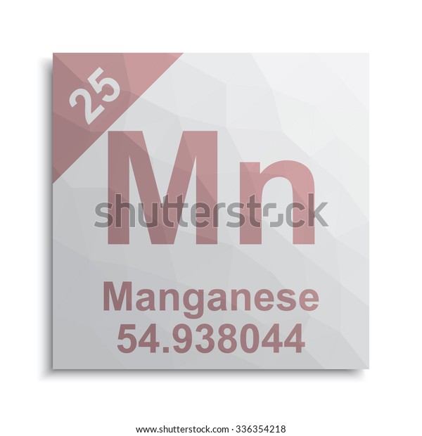 Manganese Element Periodic Table Stock Vector (Royalty Free) 336354218 ...