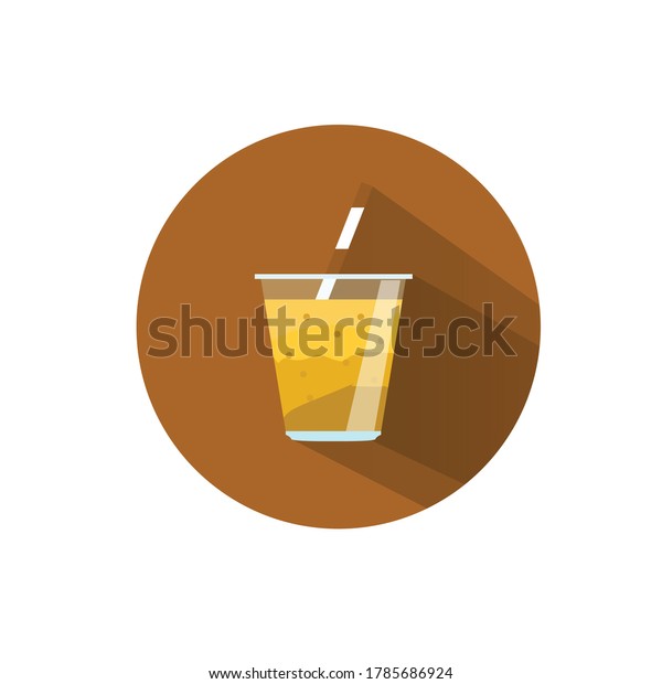Mango Lassi Drink Logo Cold Yogurt Stock Vector (Royalty Free ...