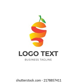 Mango Logo Design Graphic Template Stock Vector (Royalty Free ...