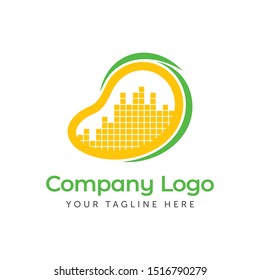 Mango Logo Digital Technology Icon Tech Stock Vector (Royalty Free ...