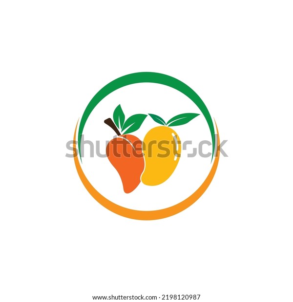 Mango Vector Icon Illustration Logo Template Stock Vector (Royalty Free ...