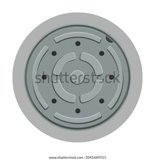 Manhole Sewer Vector Cartoon Icon Vector Stock Vector (Royalty Free ...