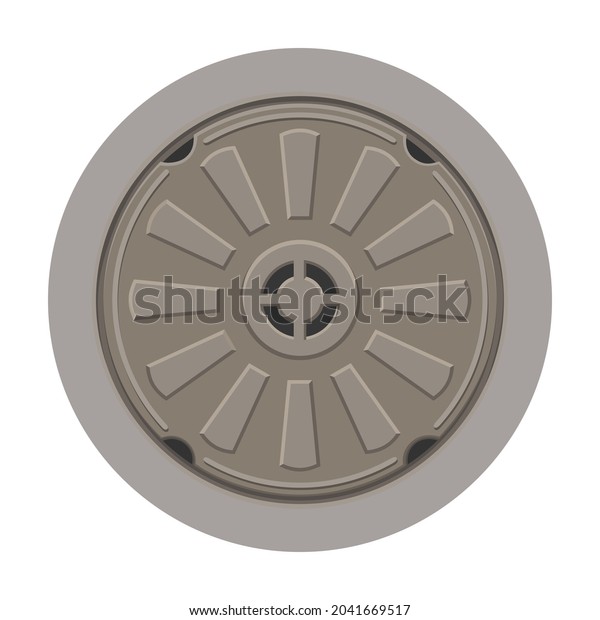 Manhole Sewer Vector Cartoon Icon Vector Stock Vector (Royalty Free ...