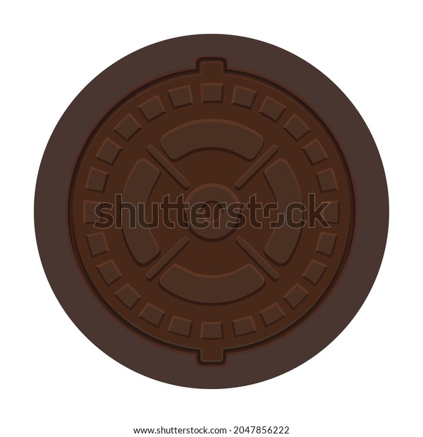 Manhole Sewer Vector Cartoon Icon Vector Stock Vector (Royalty Free ...