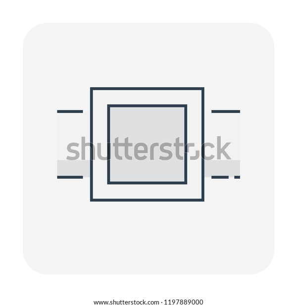 Manhole Sump Pit Icon Drainage System Stock-vektor (royaltyfri) 1197889000