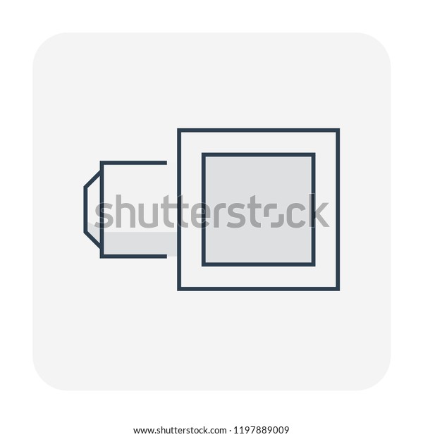 Manhole Sump Pit Icon Drainage System 스톡 벡터(로열티 프리) 1197889009