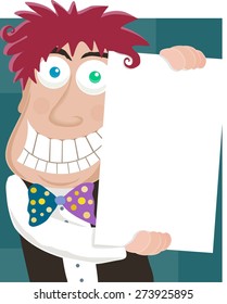 Manic Man Poster Stock Vector (Royalty Free) 273925895 | Shutterstock