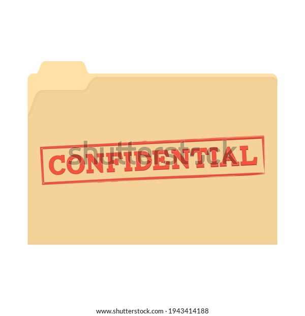 Manila Yellow Folder Vector Yellow Folder Stock Vector (Royalty Free ...