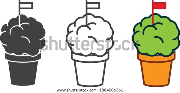 Manjerico Icon Element Portugal Vector Illustration Stock Vector ...