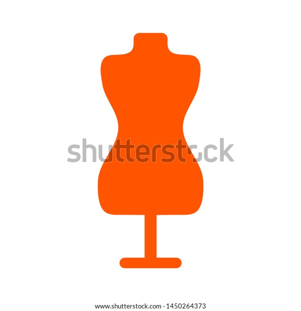 Mannequin Icon Logo Element Illustration Mannequin Stock Vector ...