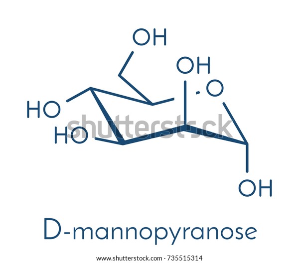 Mannose Dmannose Sugar Molecule Epimer Glucose Stock Vector (Royalty ...