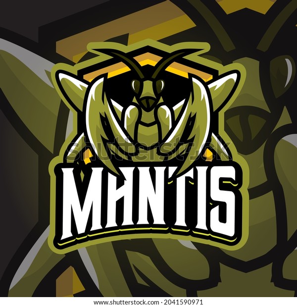 Mantis Esport Logo Suitable Team Logo Stock Vector (Royalty Free ...