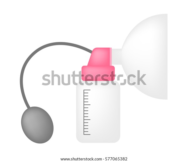 Manual Breast Pump Vector Stock Vector (Royalty Free) 577065382 ...
