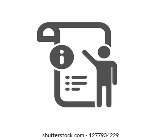 Manual Doc Icon Technical Instruction Sign Stock Vector (Royalty Free ...