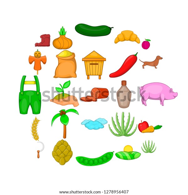 Manual Labor Icons Set Cartoon Set Stock Vector (Royalty Free ...