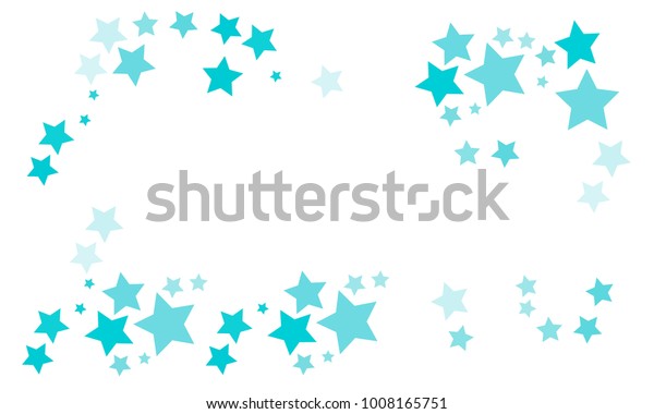Many Classy Blue Stars Different Size Stock Vector (Royalty Free ...