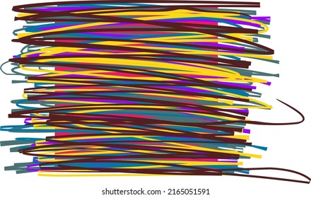 Many Color Streaks Irregular Stock Vector (Royalty Free) 2165051591 ...