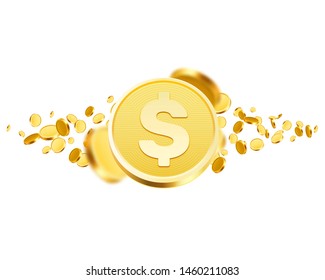 Coin Planet Icon Logo Design Element Stock Vector (Royalty Free ...