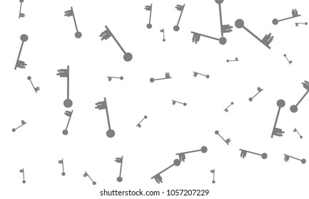 Many Grey Keys Different Size On Stock Vector (Royalty Free) 1057207229 ...