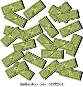 Many Money Stock Vector (Royalty Free) 64232851 | Shutterstock
