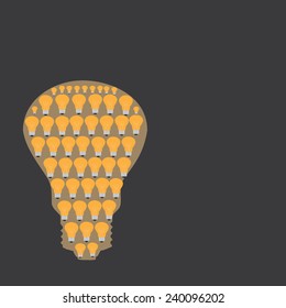 Many Small Ideas Equal Big One: vector de stock (libre de regalías ...