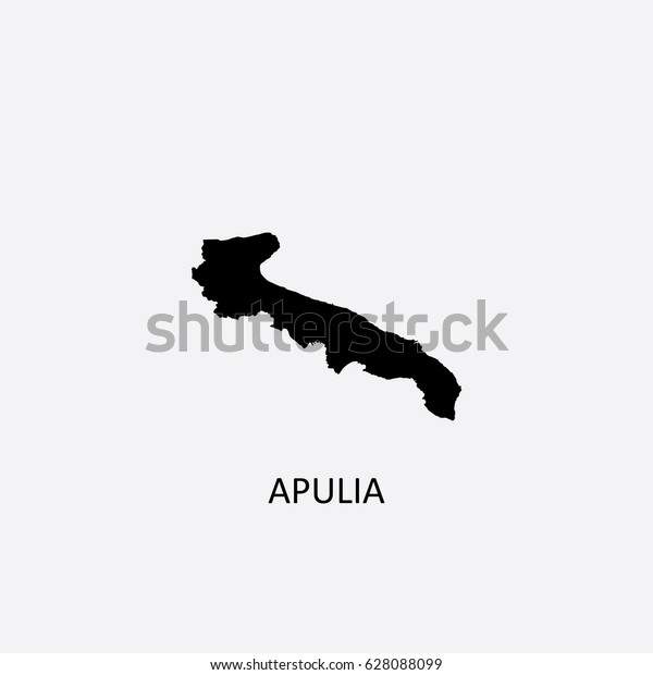 Map Apulia Italy Vector Illustration Stock Vector (Royalty Free ...