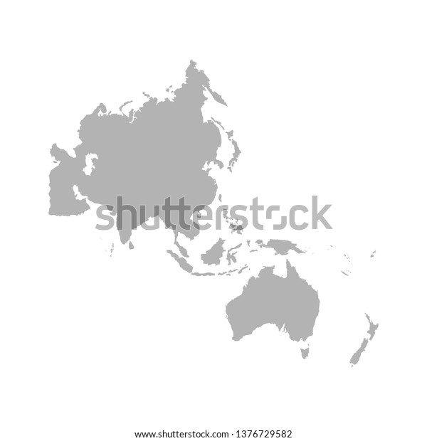 Map Asia Pacific Vector Illustration: เวกเตอร์สต็อก (ปลอดค่าลิขสิทธิ์ ...