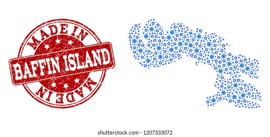 Map Baffin Island Vector Mosaic Made Stock Vector (Royalty Free ... Map Baffin Island Vector Mosaic Made Stock Vector (Royalty Free ...
