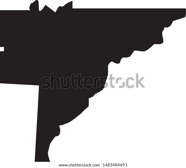 Map Baker County Georgia State Usa Stock Vector (Royalty Free ...