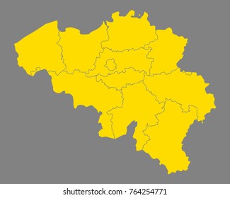 Belgium Population Heat Map Color Density 스톡 일러스트 1511800658 | Shutterstock