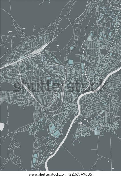 Map City Orsha Belarus Stock Vector (Royalty Free) 2206949885 ...