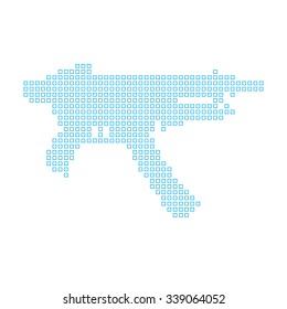 Map Country Machine Gun Stock Illustration 338516705 | Shutterstock
