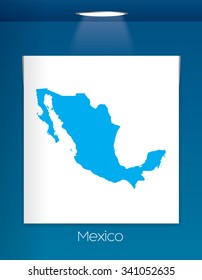 Map Country Mexico Stock Vector (Royalty Free) 341052635 | Shutterstock