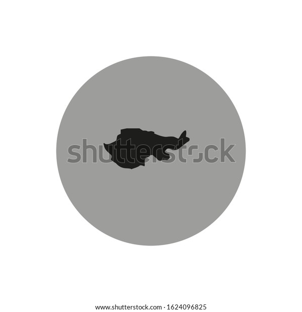 Map Dahuk Region Iraq Stock Vector (Royalty Free) 1624096825