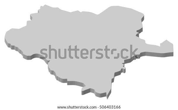 Map Durango Mexico 3dillustration Stock Vector (Royalty Free) 506403166 ...