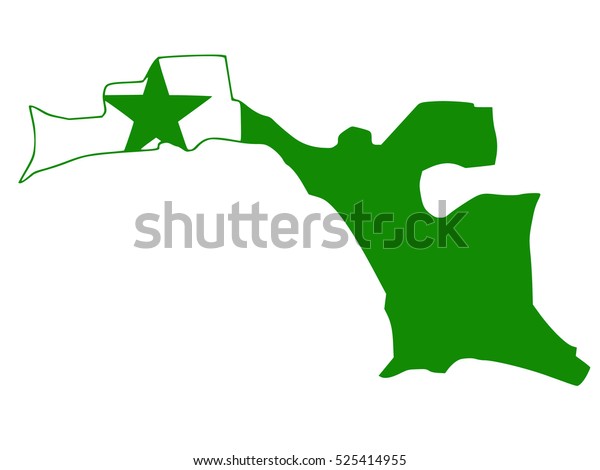 Stock vektor „Map Esperanto Country On White Background“ (bez ...