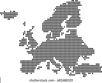 8,866 Pixel map of europe Stock Vectors, Images & Vector Art | Shutterstock