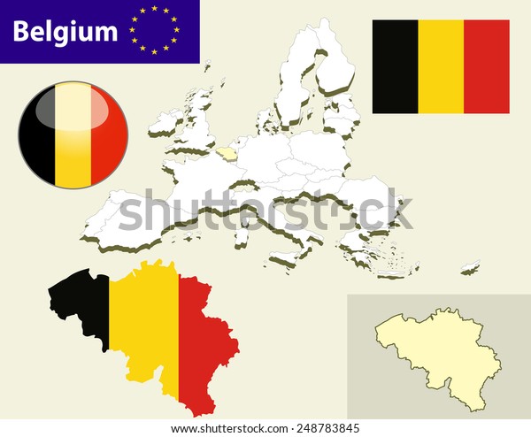Map of European Union countries, with every state easy selectable and ...