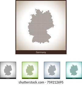 Map Germany Stock Vector (Royalty Free) 759212695 | Shutterstock