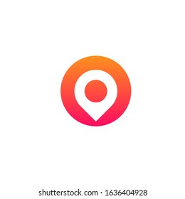 Map Gps Logo Design Modern Template Stock Vector (Royalty Free ...