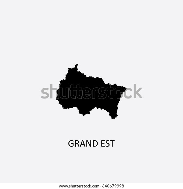 Map Grand Est France Vector Illustration Stock Vector (Royalty Free ...