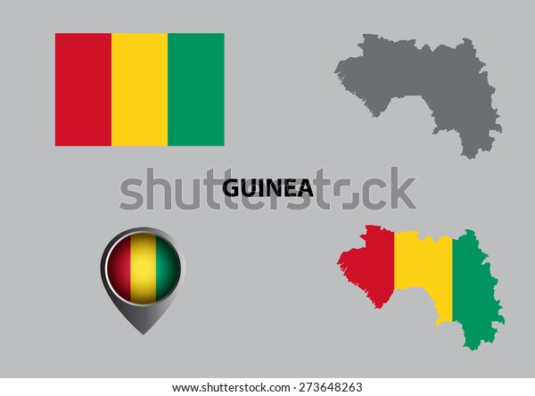 Map Guinea Symbols: เวกเตอร์สต็อก (ปลอดค่าลิขสิทธิ์) 273648263 ...